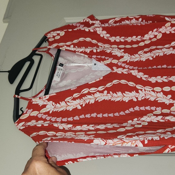 Ava Sky | Dresses | New Ava Sky Dress Rei Ruby Ginger Lei Xs Red Cold ...
